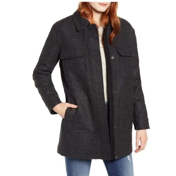 Pendleton | Jackets & Coats | Pendleton Kit Wool Blend Shirt Jacket Nwt ...